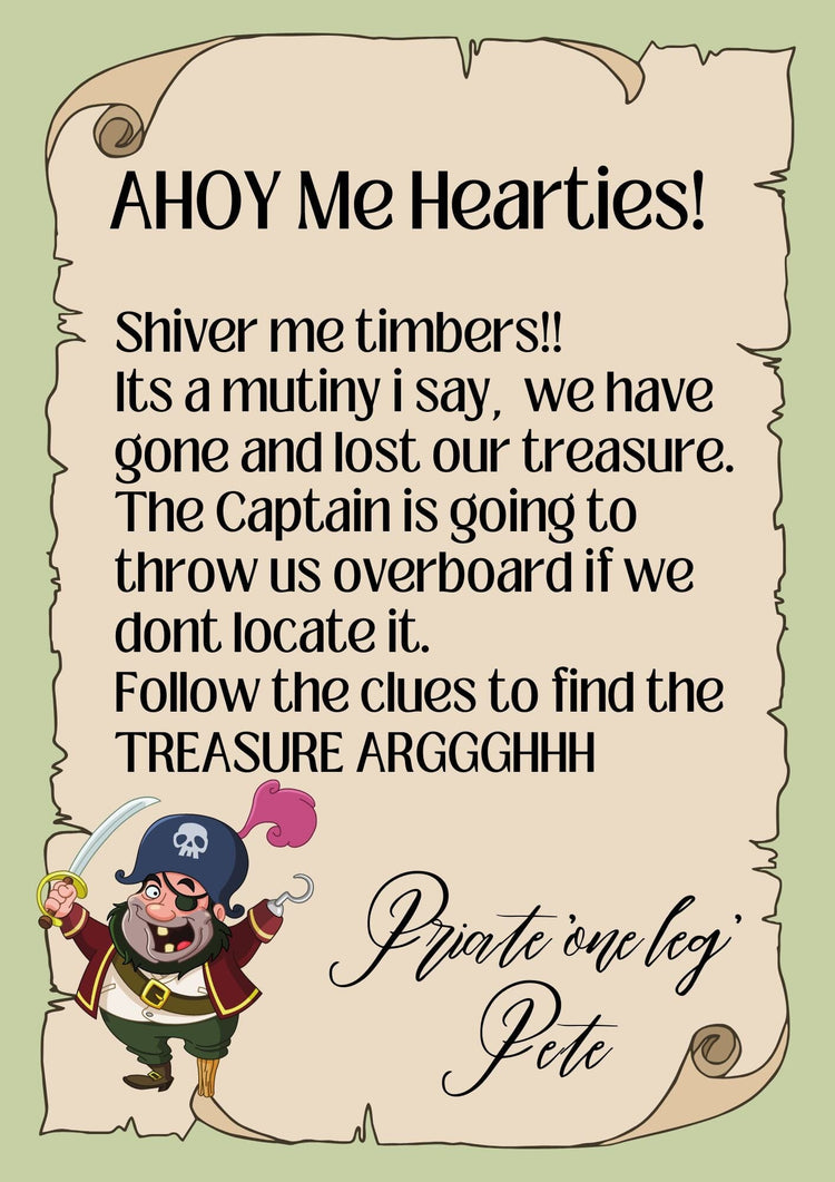 Download our Free Treasure Hunt Printable – Brolly Sheets AU